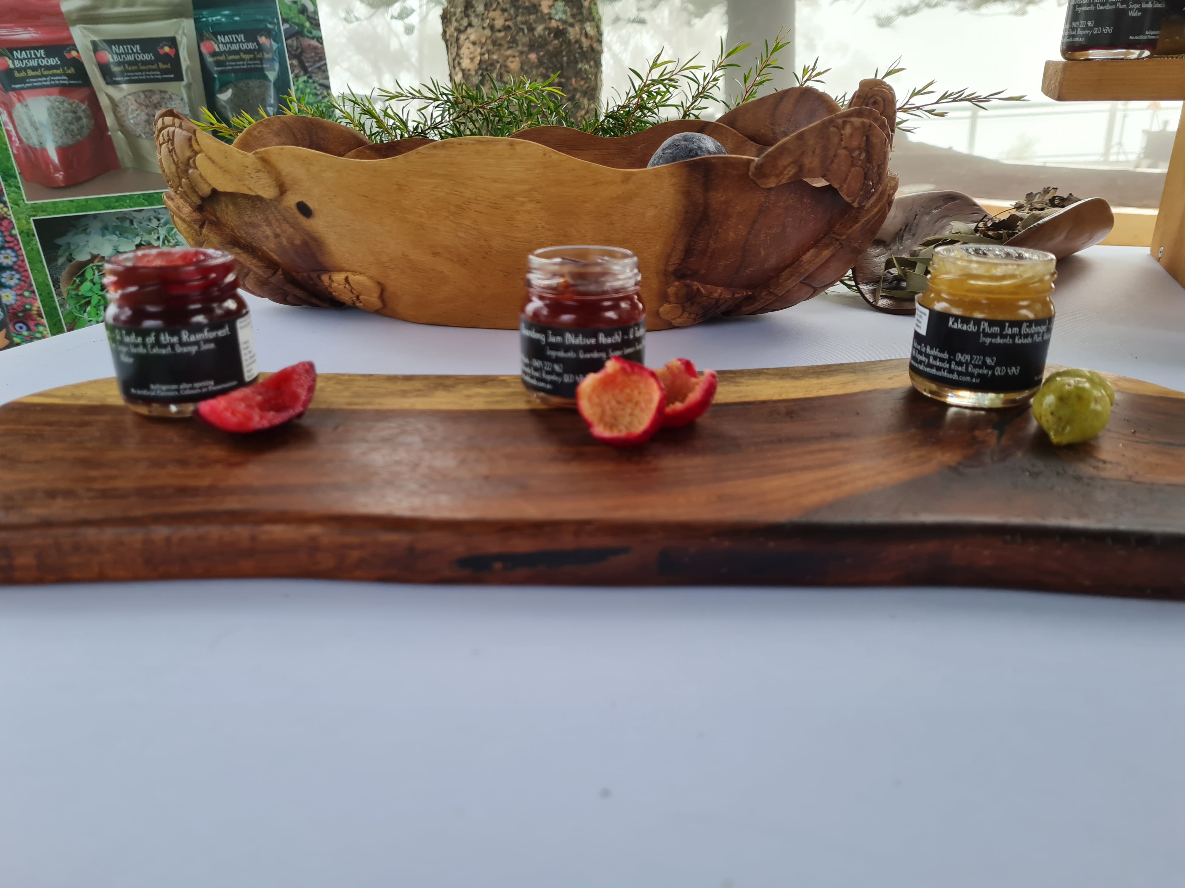 Jams and Samples – Native Oz Bushfoods